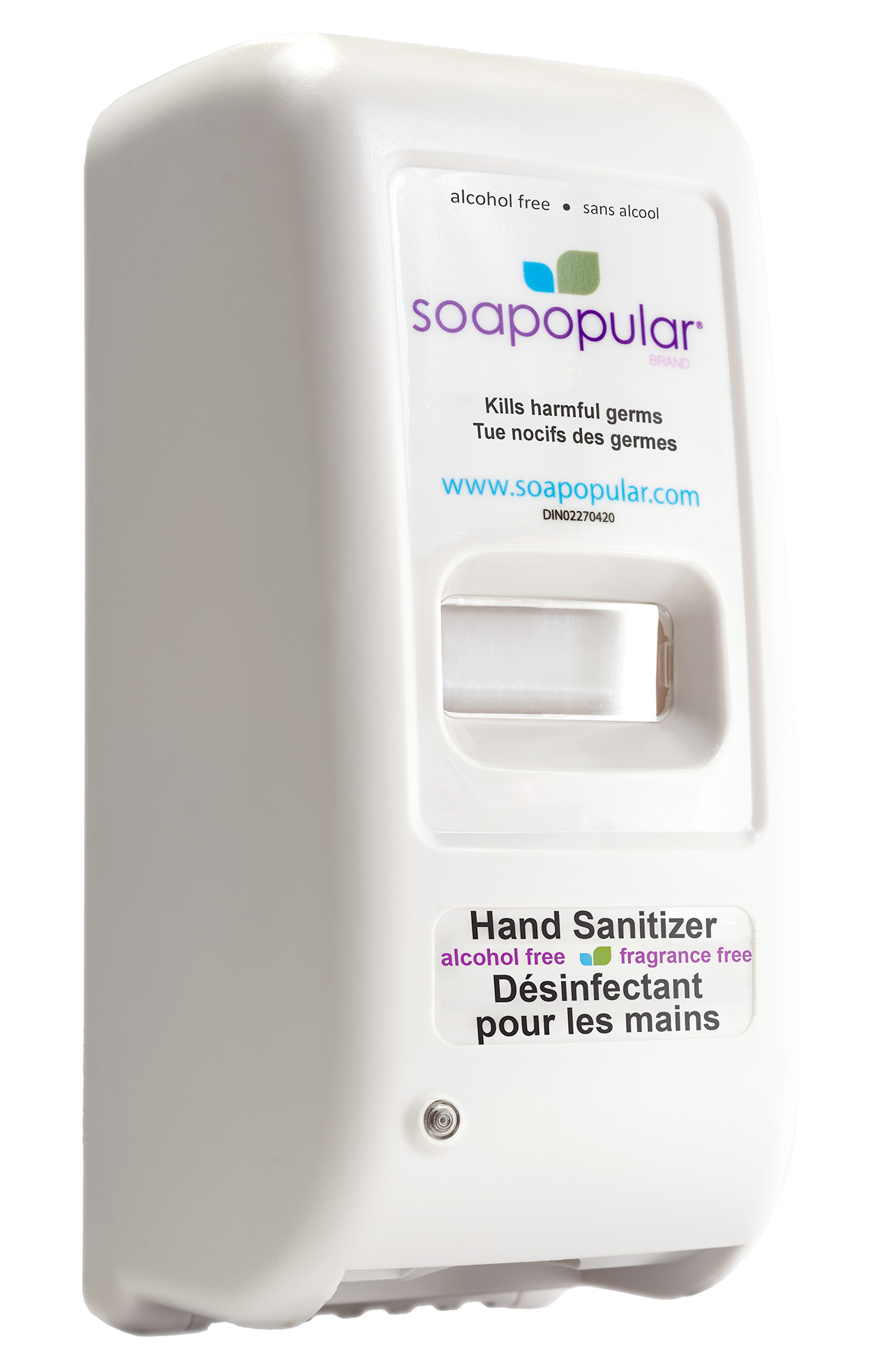 Alcohol-free Covered Manual Dispenser