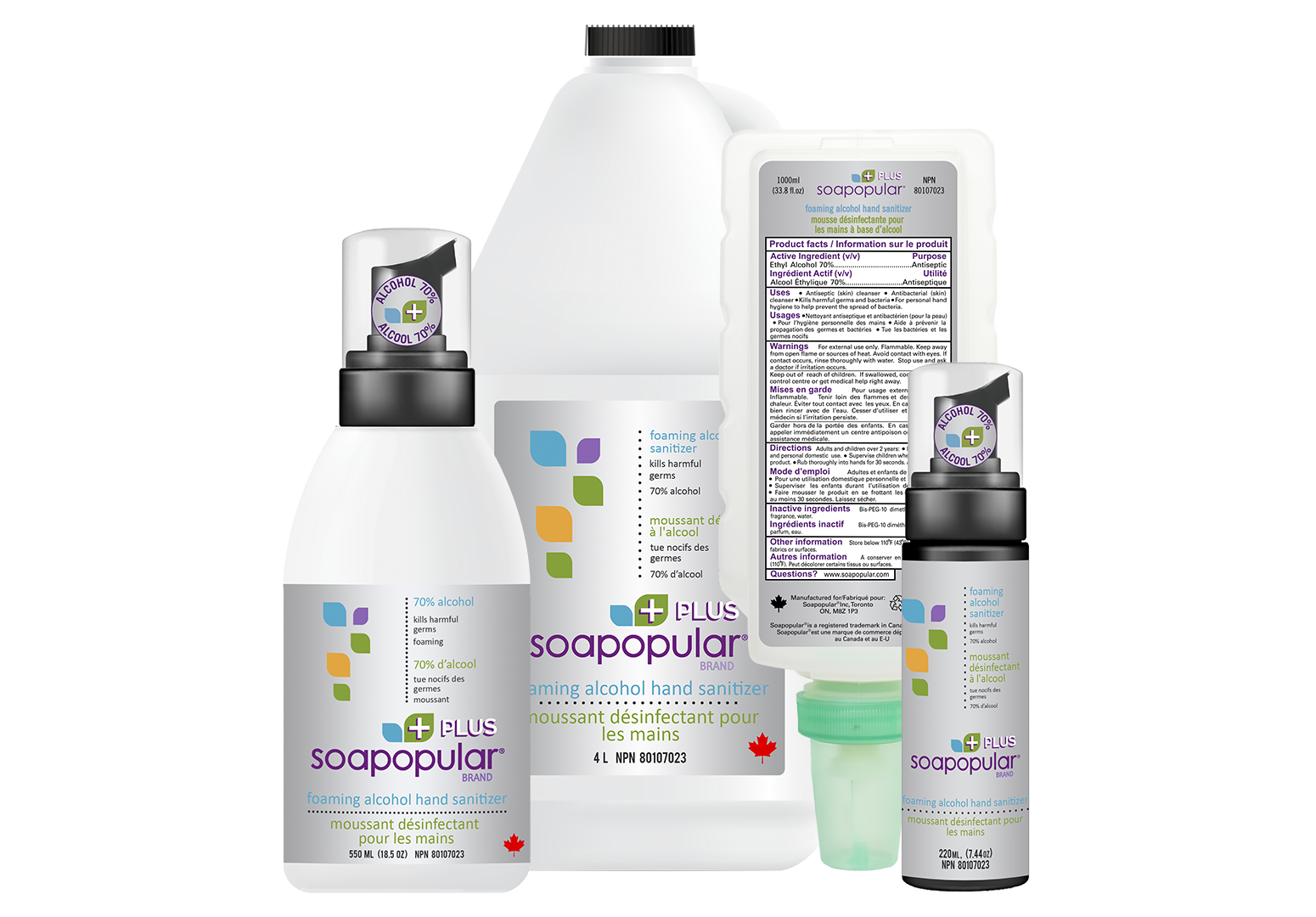 Alcohol-Free Foam 4 Litre Refill – Soapopular