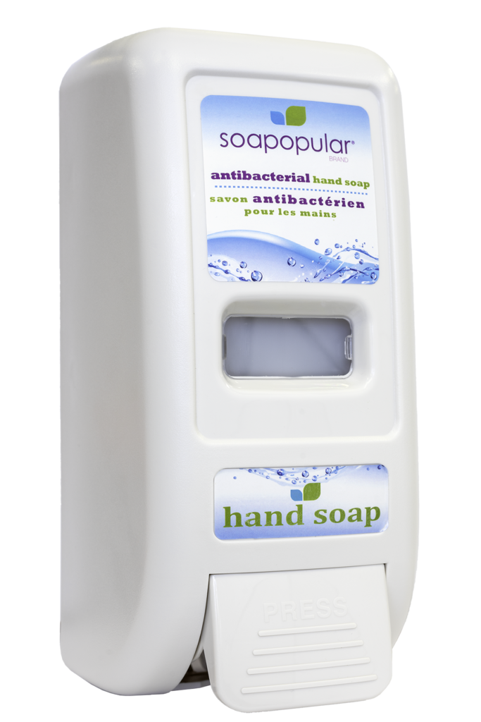 Antibacterial Covered Manual Dispenser – Soapopular
