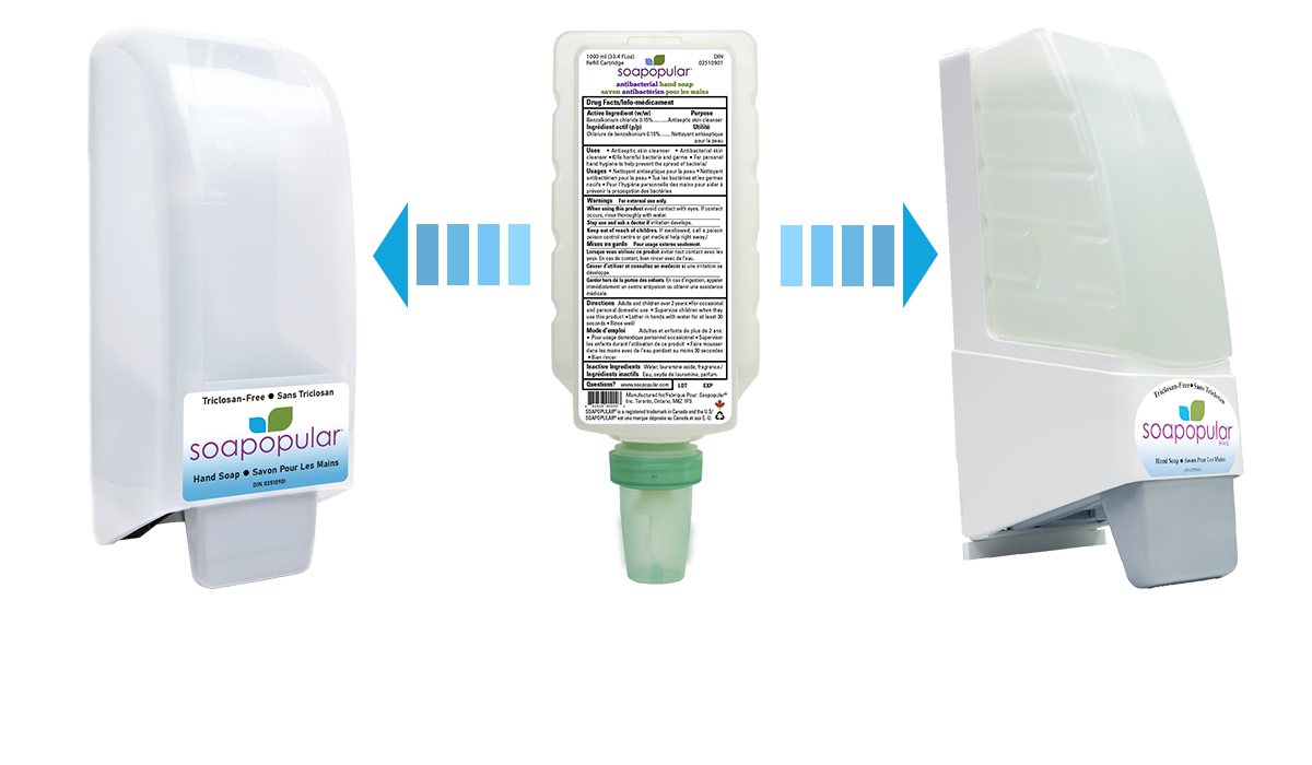 Antibacterial Hand Soap Cartridge Refill 1L – Soapopular